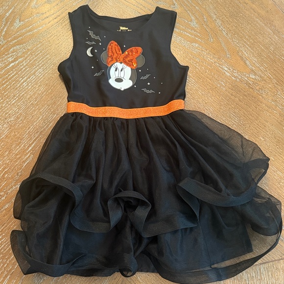 Disney | Dresses | Disney Black And Orange Minnie Mouse Tulle Dress ...